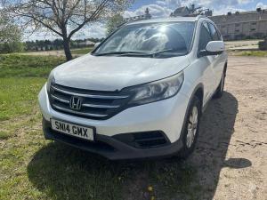 White Honda CR-V 2014 in Prienai, with an engine capacity of 2.20 L and mileage of 168 thousand km for 2235 €, photo  on AUTOMOTO.COM.LV