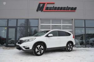 White Honda CR-V 2016 in Vilnius, with an engine capacity of 1.60 L and mileage of 218 thousand km for 13000 €, photo  on AUTOMOTO.COM.LV