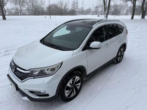 White Honda CR-V 2016 in Kaunas, with an engine capacity of 1.60 L and mileage of 209 thousand km for 15999 €, photo 2 on AUTOMOTO.COM.LV