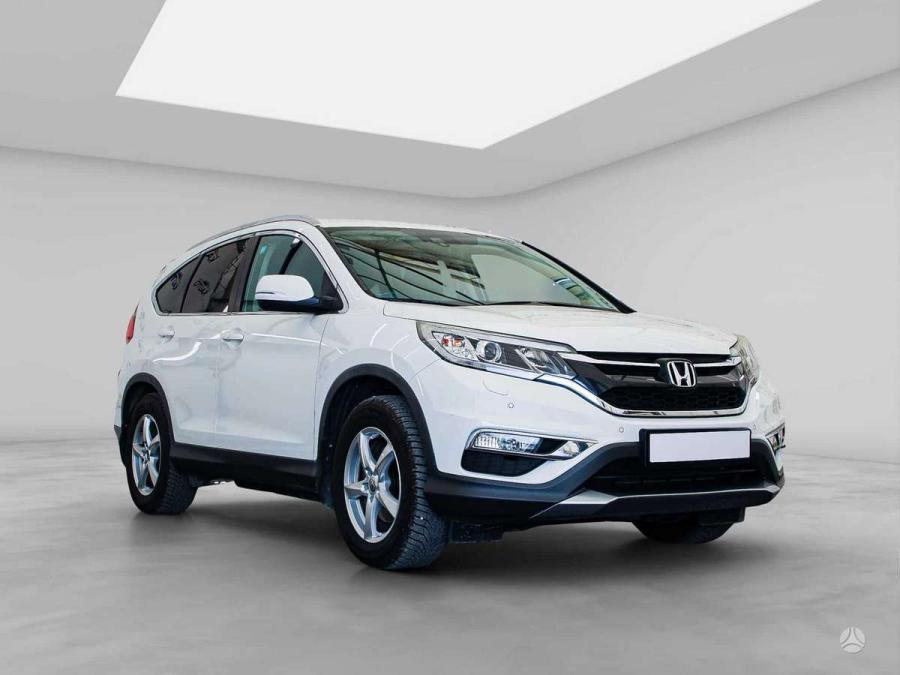 White Honda CR-V 2017 in Kaunas, with an engine capacity of 1.60 L and mileage of 258 thousand km for 12990 €, photo 9 on AUTOMOTO.COM.LV