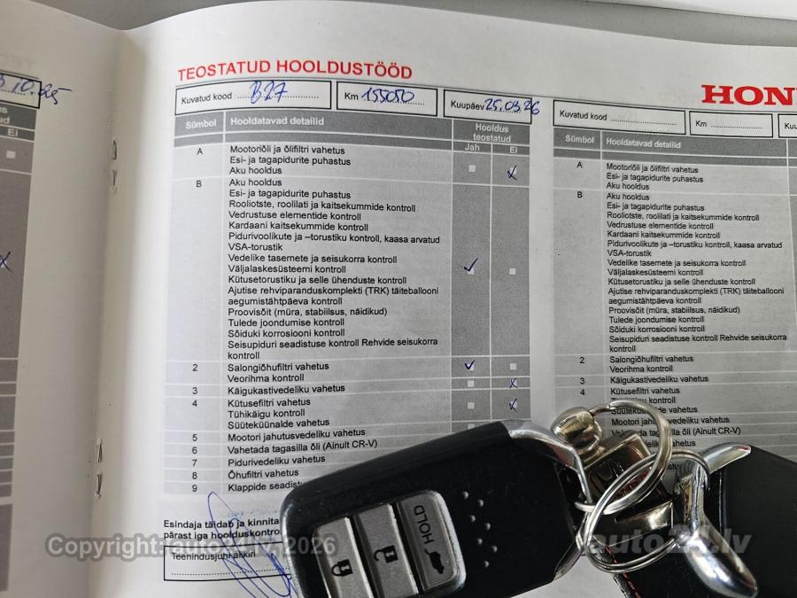 Balts Honda CR-V 2017 Paide, ar dzinēja tilpumu 2.00 L un nobraukumu 169 tūkst. km par 15990 €, foto 27 vietnē AUTOMOTO.COM.LV