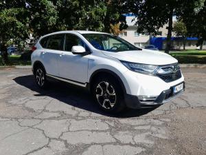 White Honda CR-V 2020 in Siauliai, with an engine capacity of 1.99 L and mileage of 63 thousand km for 20900 €, photo 1 on AUTOMOTO.COM.LV
