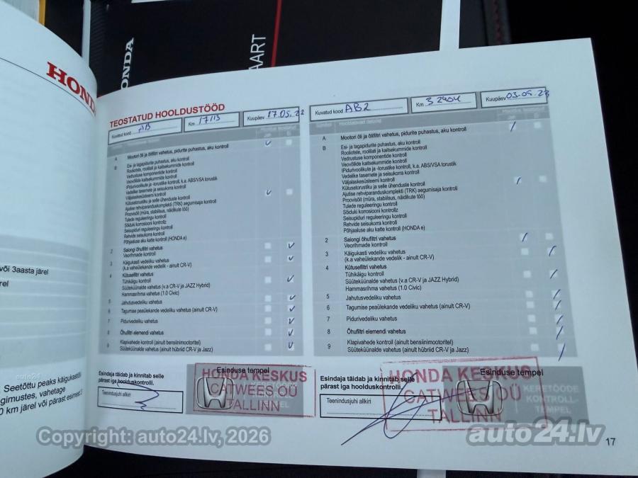 Белый Хонда СРВ 2021 в Таллин, объемом двигателя 2.00 л и пробегом 95 тыс. км за 28900 €, фото 27 на AUTOMOTO.COM.LV