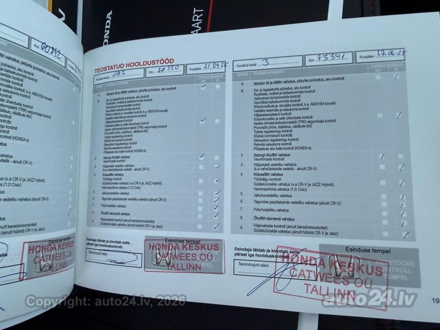 Белый Хонда СРВ 2021 в Таллин, объемом двигателя 2.00 л и пробегом 95 тыс. км за 28900 €, фото 29 на AUTOMOTO.COM.LV