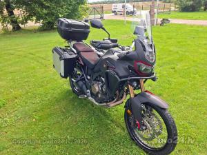 Black Honda CRF 1000 2019 in Tallinn, with an engine capacity of 1.00 L and mileage of 54 thousand km for 9900 €, photo 15 on AUTOMOTO.COM.LV
