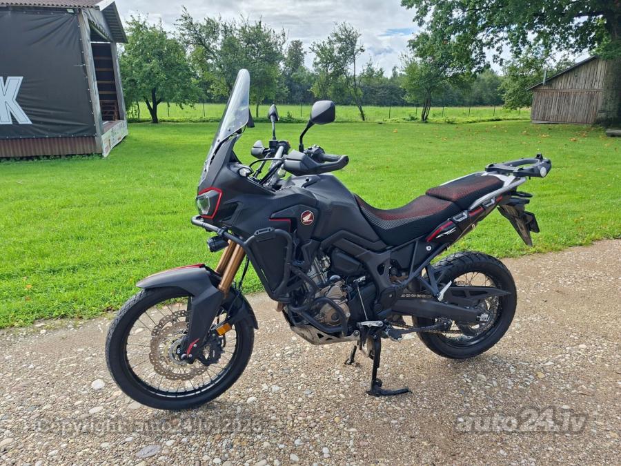 Black Honda CRF 1000 2019 in Tallinn, with an engine capacity of 1.00 L and mileage of 54 thousand km for 9900 €, photo 18 on AUTOMOTO.COM.LV