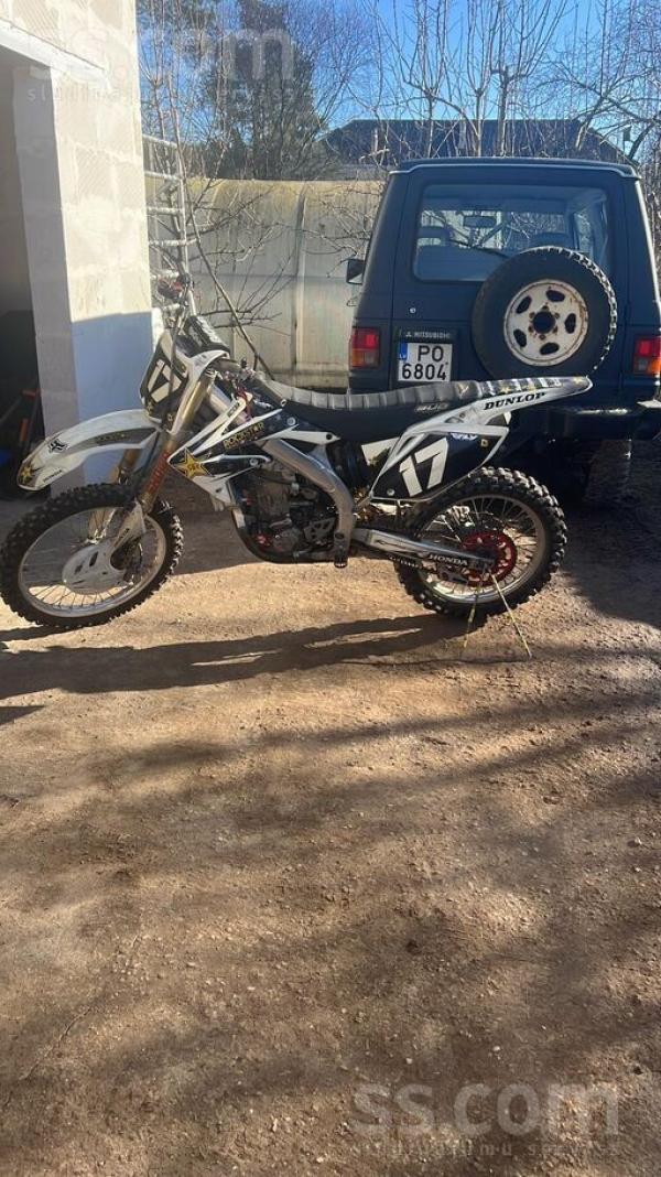 Honda CRF 450 2008 Valmiera, ar dzinēja tilpumu 0.45 L un nobraukumu 0 tūkst. km par 1700 €, foto 1 vietnē AUTOMOTO.COM.LV