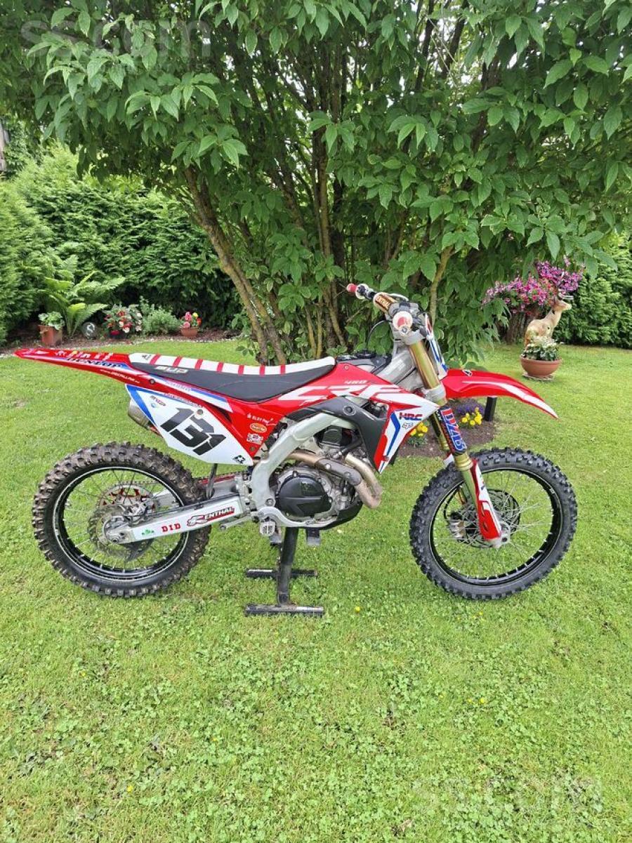 Honda CRF 450 2019 in Valka, with an engine capacity of 0.45 L and mileage of 0 thousand km for 3100 €, photo 3 on AUTOMOTO.COM.LV