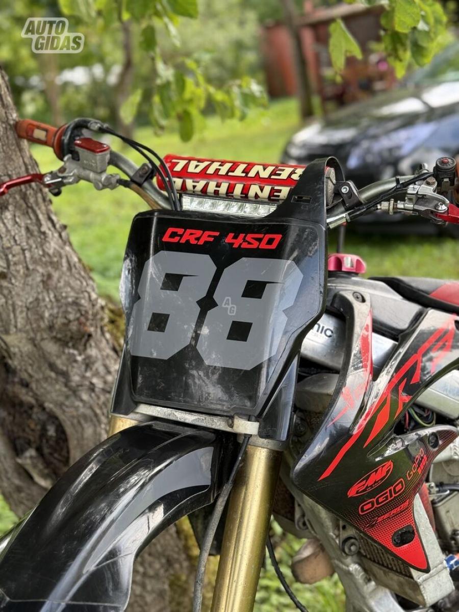 Honda CRF 2007 Viļņa, ar dzinēja tilpumu 0.00 L un nobraukumu 0 tūkst. km par 1950 €, foto 3 vietnē AUTOMOTO.COM.LV