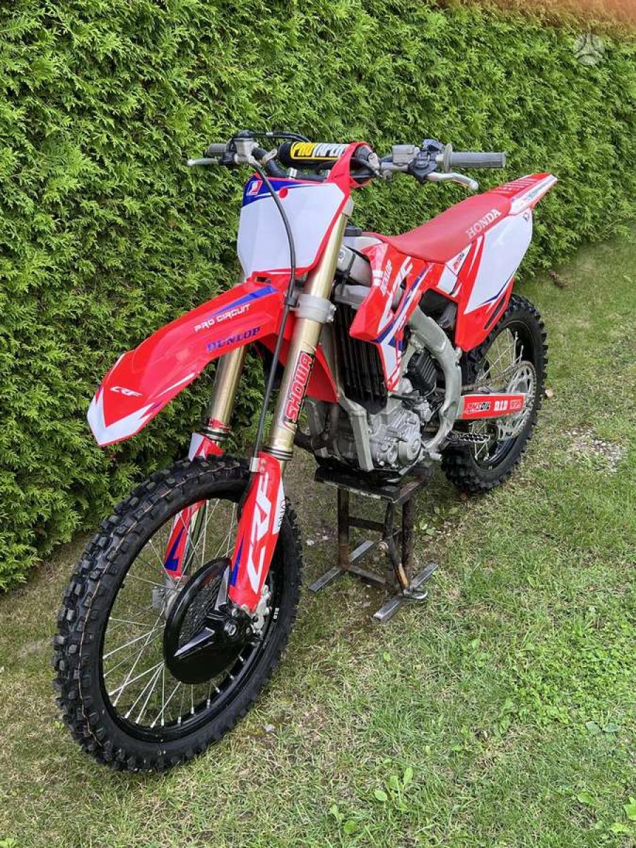 Honda CRF 2021 in Kaunas, with an engine capacity of 0.45 L and mileage of 0 thousand km for 4500 €, photo 12 on AUTOMOTO.COM.LV