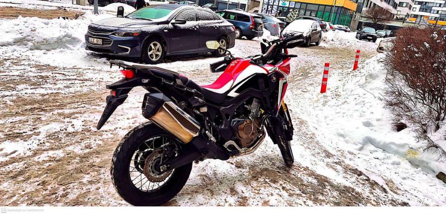 Red Honda CRF 2016 in Vilnius, with an engine capacity of 1.00 L and mileage of 67 thousand km for 7900 €, photo 2 on AUTOMOTO.COM.LV