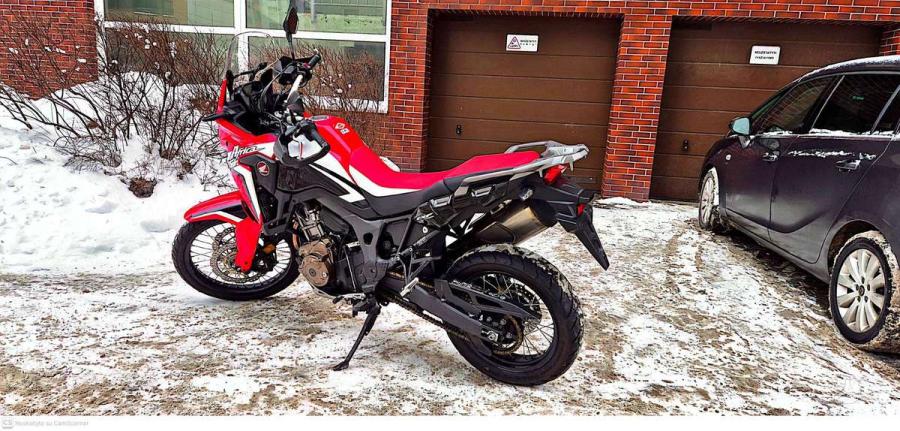 Red Honda CRF 2016 in Vilnius, with an engine capacity of 1.00 L and mileage of 67 thousand km for 7900 €, photo 4 on AUTOMOTO.COM.LV