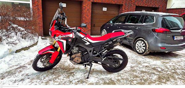 Red Honda CRF 2016 in Vilnius, with an engine capacity of 1.00 L and mileage of 67 thousand km for 7900 €, photo 5 on AUTOMOTO.COM.LV