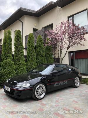 Black Honda CRX 1992 in Paide, with an engine capacity of 1.60 L and mileage of 289 thousand km for 8500 €, photo 3 on AUTOMOTO.COM.LV