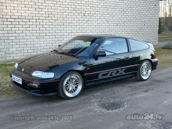 Black Honda CRX 1992 in Paide, with an engine capacity of 1.60 L and mileage of 289 thousand km for 8500 €, photo 3 on AUTOMOTO.COM.LV