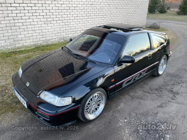 Black Honda CRX 1992 in Paide, with an engine capacity of 1.60 L and mileage of 289 thousand km for 8500 €, photo 4 on AUTOMOTO.COM.LV