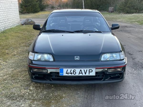 Black Honda CRX 1992 in Paide, with an engine capacity of 1.60 L and mileage of 289 thousand km for 8500 €, photo 5 on AUTOMOTO.COM.LV