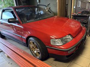 Sarkans Honda CRX 1991 Viļņa, ar dzinēja tilpumu 1.60 L un nobraukumu 0 tūkst. km par 4599 €, foto  vietnē AUTOMOTO.COM.LV
