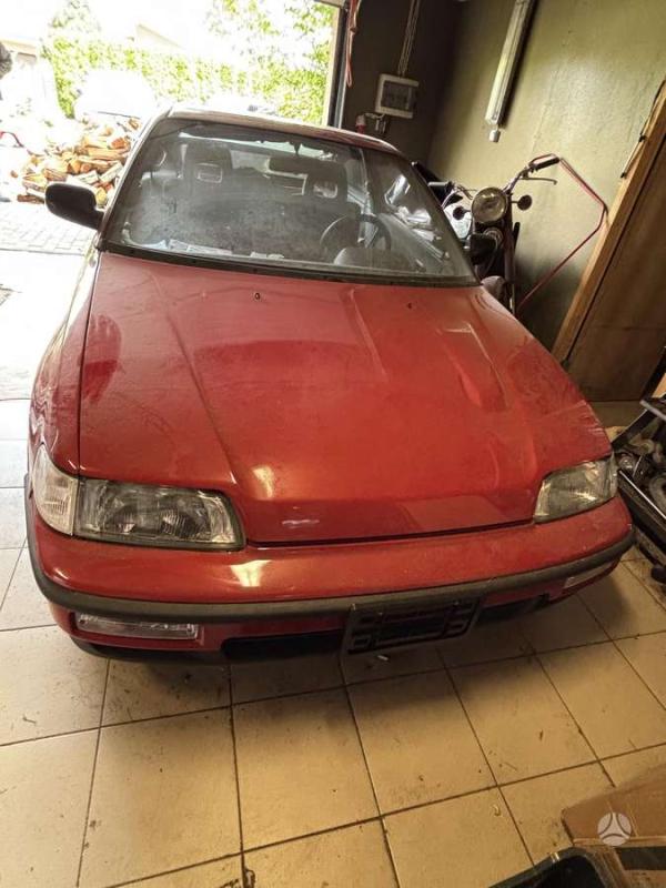Sarkans Honda CRX 1991 Viļņa, ar dzinēja tilpumu 1.60 L un nobraukumu 0 tūkst. km par 4599 €, foto 4 vietnē AUTOMOTO.COM.LV