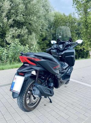 Black Honda Forza 2025 in Vilnius, with an engine capacity of 0.13 L and mileage of 4 thousand km for 4800 €, photo 6 on AUTOMOTO.COM.LV
