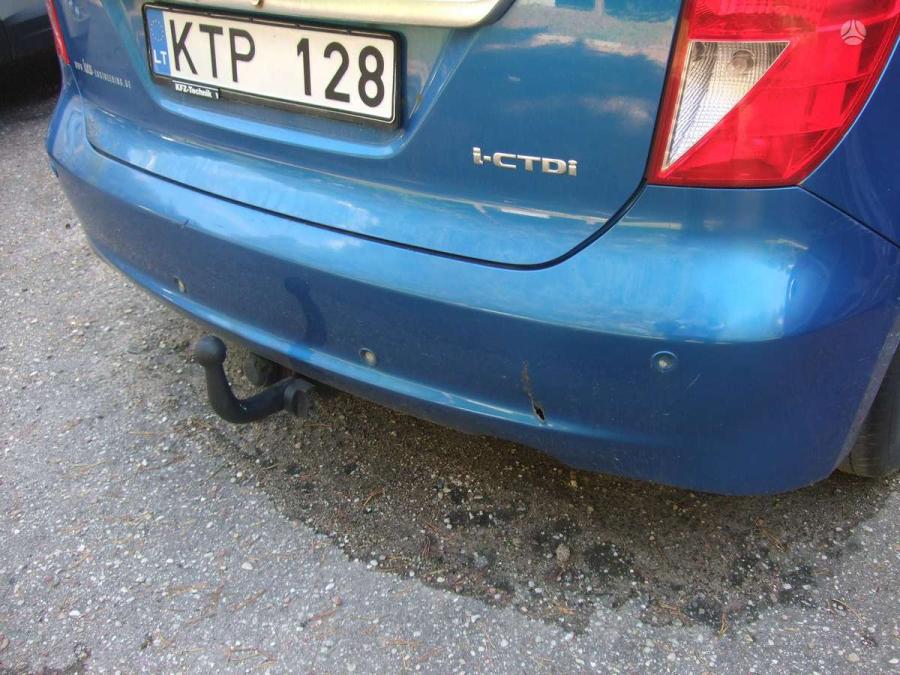 Blue Honda FR-V 2005 in Druskininkai, with an engine capacity of 2.20 L and mileage of 335 thousand km for 600 €, photo 7 on AUTOMOTO.COM.LV