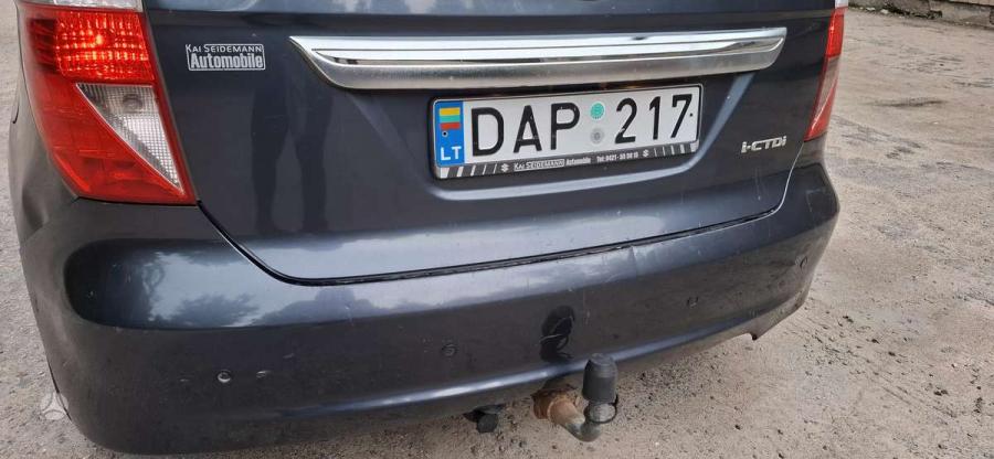 Pelēks Honda FR-V 2006 Kaišiadorys, ar dzinēja tilpumu 2.20 L un nobraukumu 464 tūkst. km par 1450 €, foto 7 vietnē AUTOMOTO.COM.LV