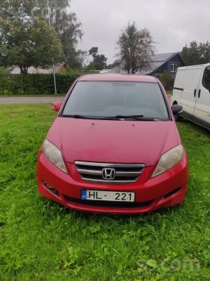 Sarkans Honda FR-V 2007 Cēsis, ar dzinēja tilpumu 1.80 L un nobraukumu 264 tūkst. km par 1000 €, foto 4 vietnē AUTOMOTO.COM.LV