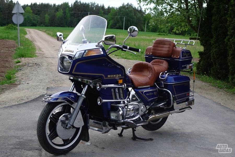 Zils Honda Goldwing 1981 Akmenė, ar dzinēja tilpumu 1.10 L un nobraukumu 110 tūkst. km par 2650 €, foto 3 vietnē AUTOMOTO.COM.LV