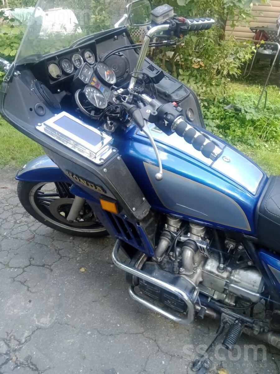 Honda Goldwing 1980 Rīga, ar dzinēja tilpumu 1.10 L un nobraukumu 0 tūkst. km par 3500 €, foto 1 vietnē AUTOMOTO.COM.LV