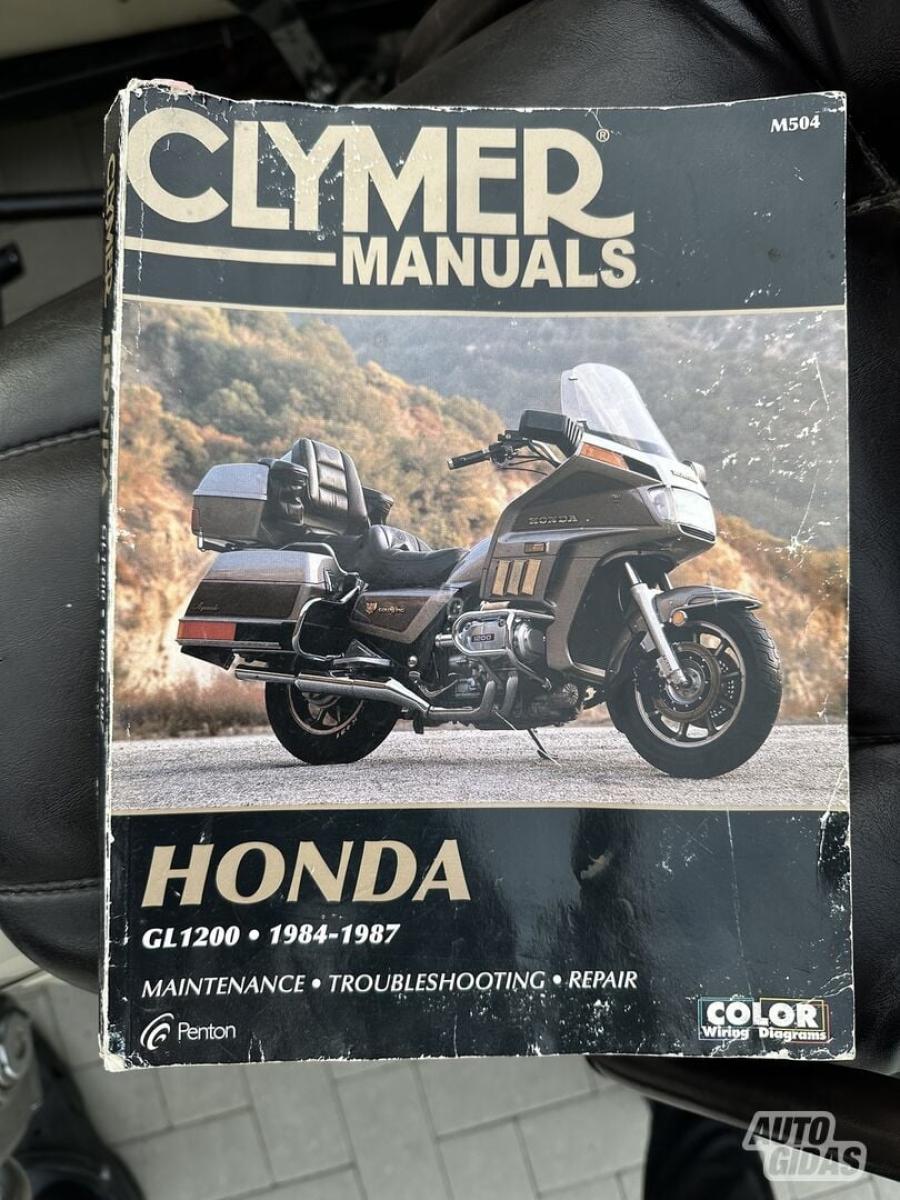Honda Goldwing 1986 Kauņa, ar dzinēja tilpumu 1.20 L un nobraukumu 92 tūkst. km par 8000 €, foto 34 vietnē AUTOMOTO.COM.LV