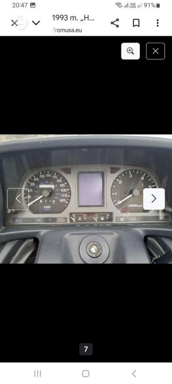 Honda Goldwing 1993 in Taurage, with an engine capacity of 1.50 L and mileage of 78 thousand km for 2500 €, photo 5 on AUTOMOTO.COM.LV