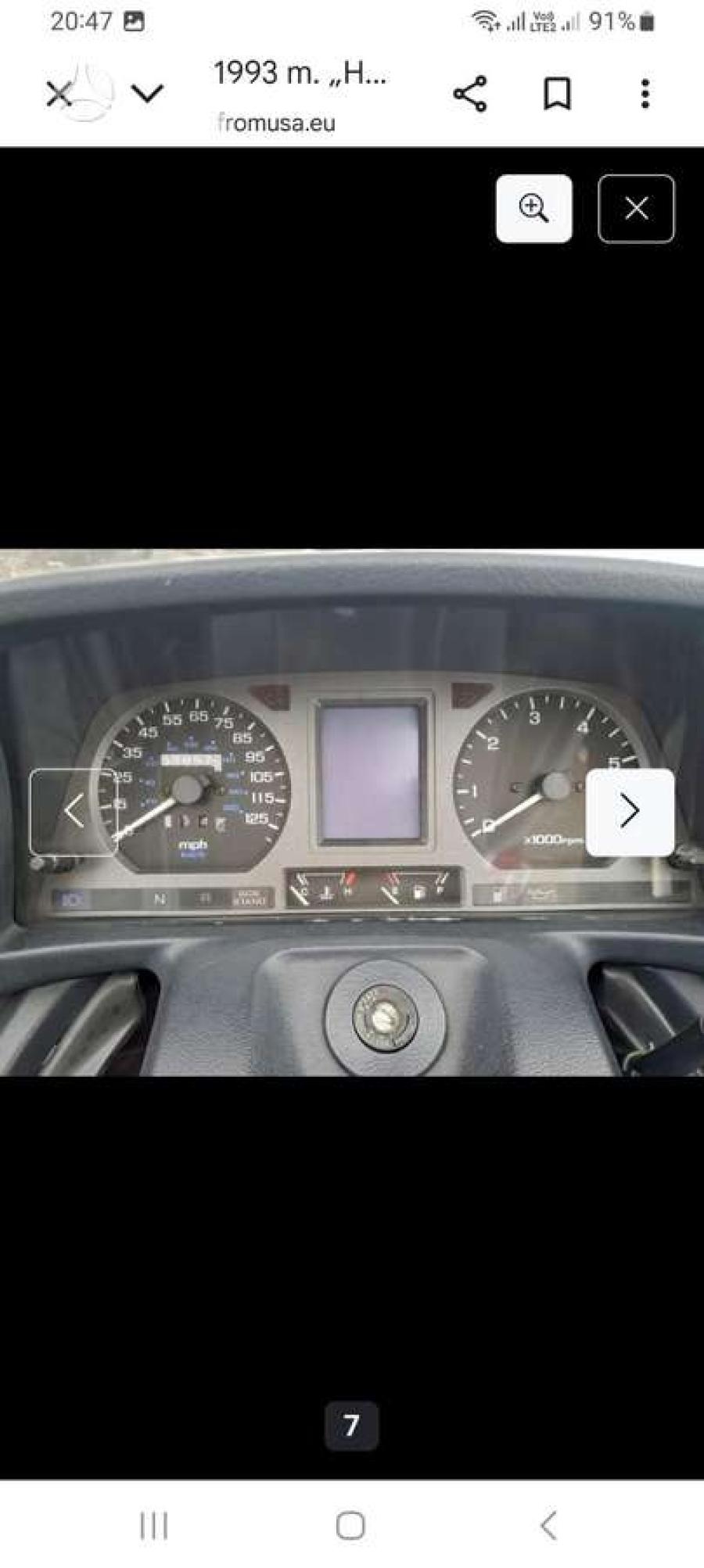 Honda Goldwing 1993 in Taurage, with an engine capacity of 1.50 L and mileage of 78 thousand km for 2500 €, photo 6 on AUTOMOTO.COM.LV