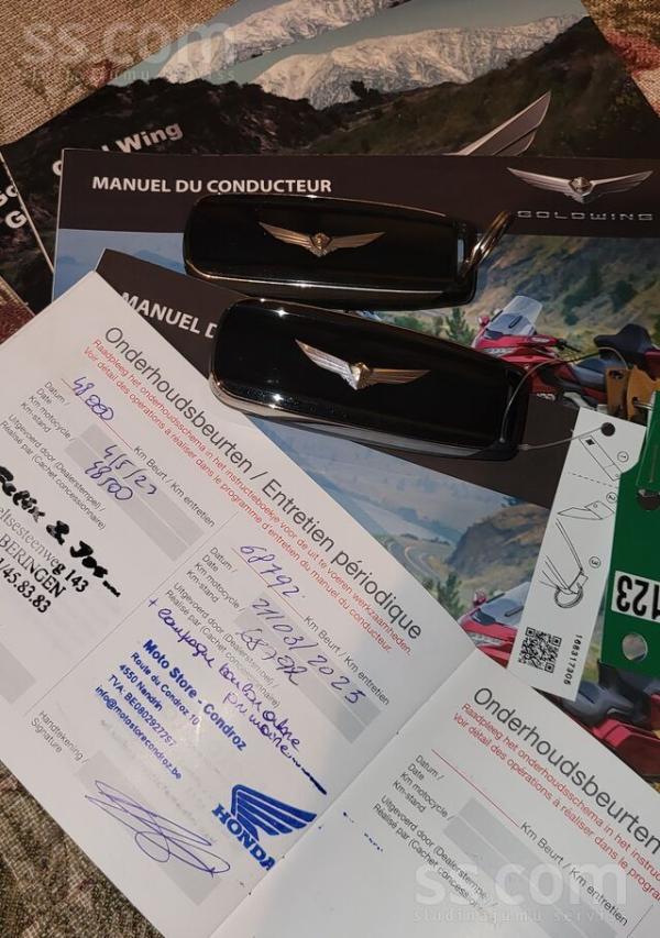 Honda Goldwing 2019 in Ventspils, with an engine capacity of 1.83 L and mileage of 0 thousand km for 23000 €, photo 9 on AUTOMOTO.COM.LV