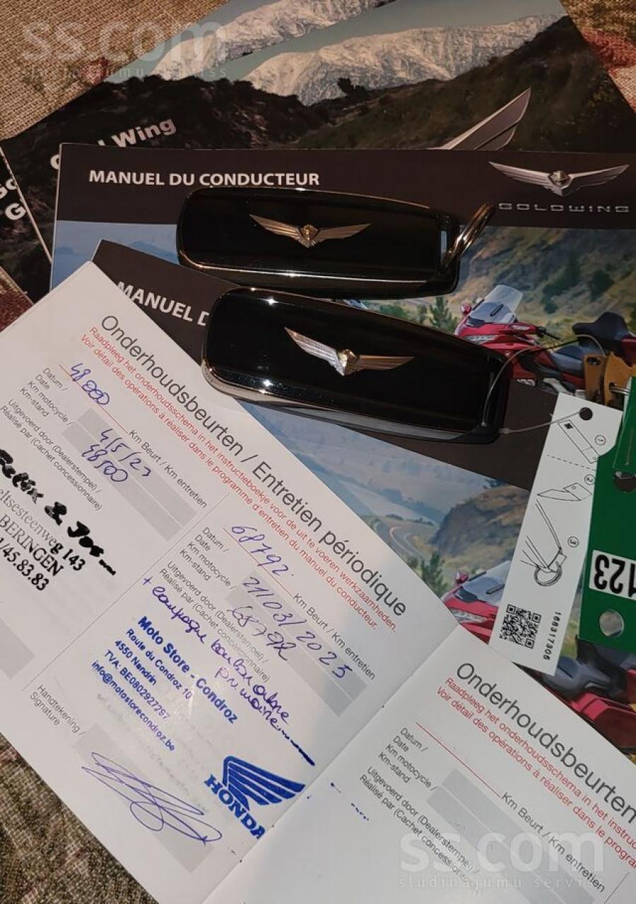 Honda Goldwing 2019 in Ventspils, with an engine capacity of 1.83 L and mileage of 0 thousand km for 23000 €, photo 10 on AUTOMOTO.COM.LV