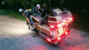 Yellow Honda Goldwing 1985 in Vilnius, with an engine capacity of 1.20 L and mileage of 81 thousand km for 4200 €, photo 14 on AUTOMOTO.COM.LV