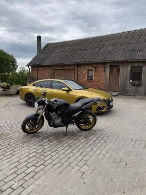 Black Honda Hornet 2006 in Alytus, with an engine capacity of 0.60 L and mileage of 50 thousand km for 2800 €, photo 10 on AUTOMOTO.COM.LV
