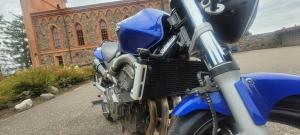 Blue Honda Hornet 2003 in Vievis, with an engine capacity of 0.60 L and mileage of 46 thousand km for 1600 €, photo 6 on AUTOMOTO.COM.LV