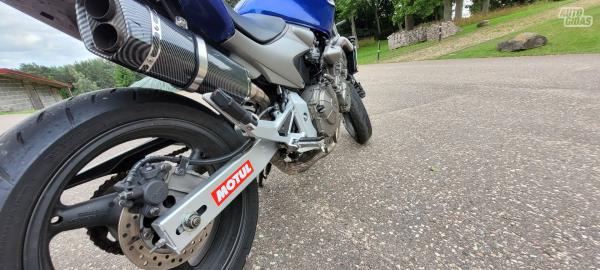 Blue Honda Hornet 2003 in Vievis, with an engine capacity of 0.60 L and mileage of 46 thousand km for 1600 €, photo 7 on AUTOMOTO.COM.LV