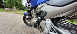 Blue Honda Hornet 2003 in Vievis, with an engine capacity of 0.60 L and mileage of 46 thousand km for 1600 €, photo 9 on AUTOMOTO.COM.LV