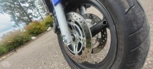 Blue Honda Hornet 2003 in Vievis, with an engine capacity of 0.60 L and mileage of 46 thousand km for 1600 €, photo 14 on AUTOMOTO.COM.LV