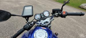 Blue Honda Hornet 2003 in Vievis, with an engine capacity of 0.60 L and mileage of 46 thousand km for 1600 €, photo 16 on AUTOMOTO.COM.LV