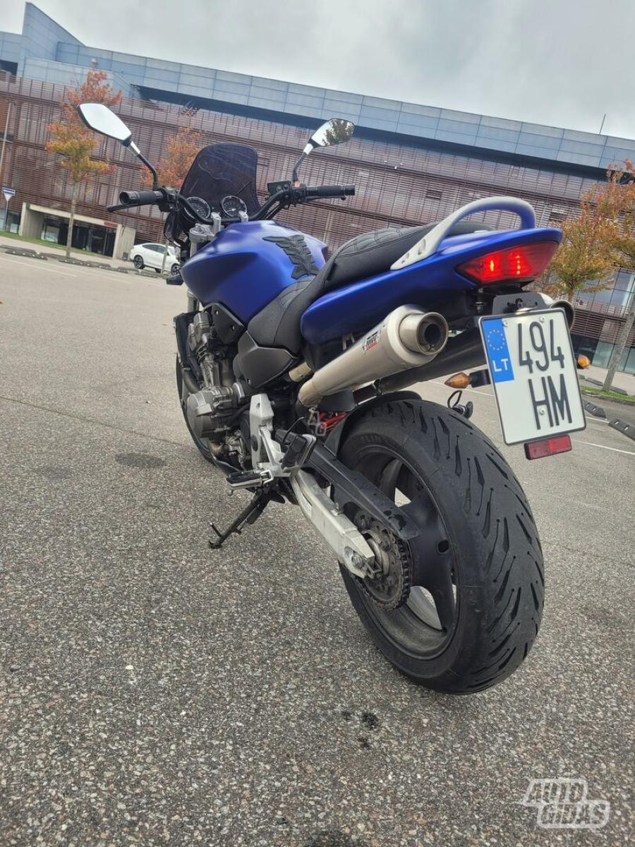 Blue Honda Hornet 2004 in Klaipeda, with an engine capacity of 0.92 L and mileage of 0 thousand km for 2900 €, photo 6 on AUTOMOTO.COM.LV