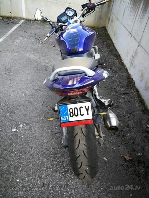 Blue Honda Hornet CB 600F 2006 in Tallinn, with an engine capacity of 0.60 L and mileage of 37 thousand km for 3100 €, photo 5 on AUTOMOTO.COM.LV