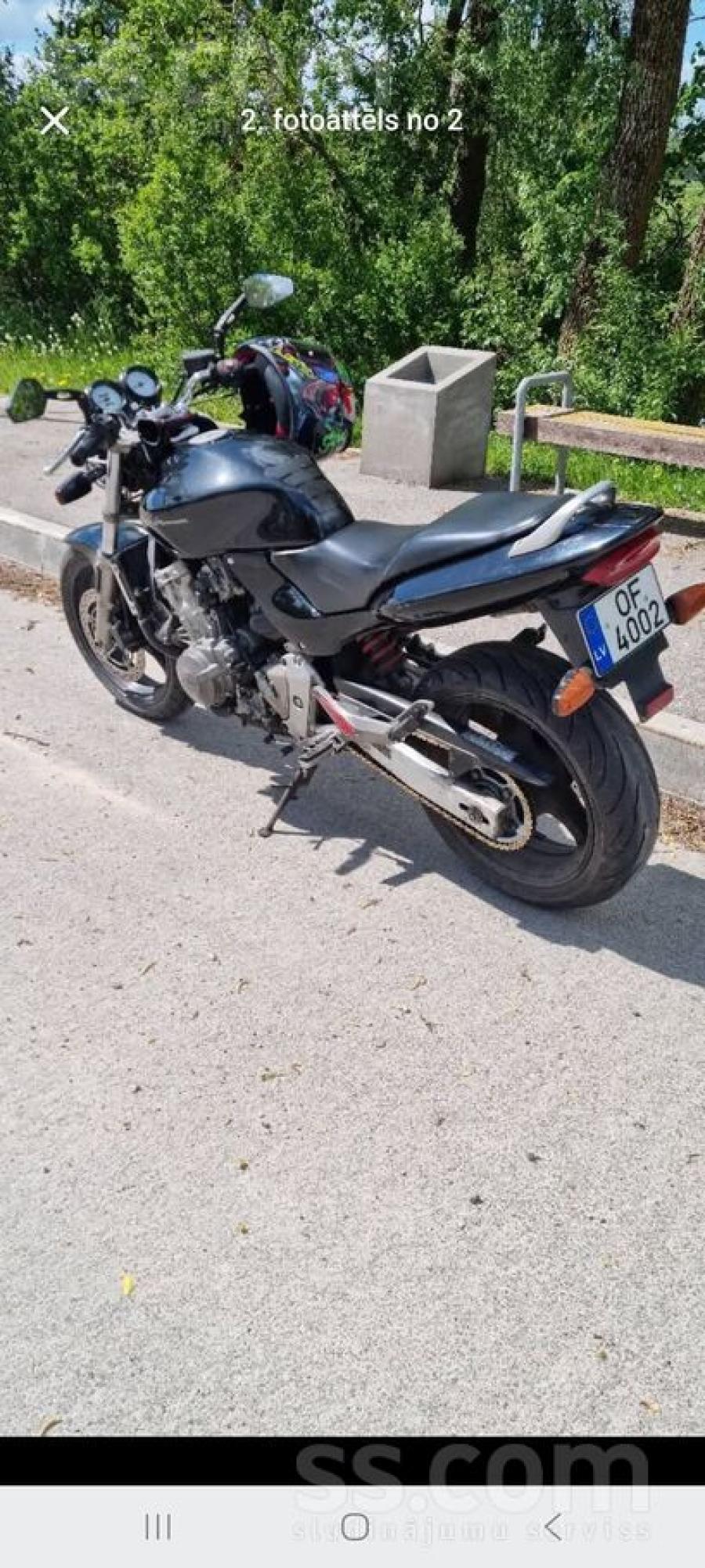 Honda Hornet 2000 in Bauska, with an engine capacity of 0.60 L and mileage of 0 thousand km for 1699 €, photo 3 on AUTOMOTO.COM.LV