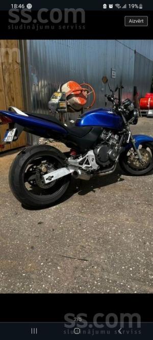 Honda Hornet 2002 Rīga, ar dzinēja tilpumu 0.25 L un nobraukumu 0 tūkst. km par 1600 €, foto 7 vietnē AUTOMOTO.COM.LV