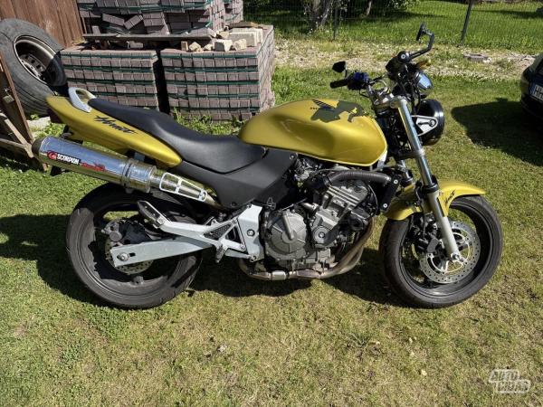 Dzeltens Honda Hornet 2003 Mažeikiai, ar dzinēja tilpumu 0.60 L un nobraukumu 41 tūkst. km par 1300 €, foto 2 vietnē AUTOMOTO.COM.LV