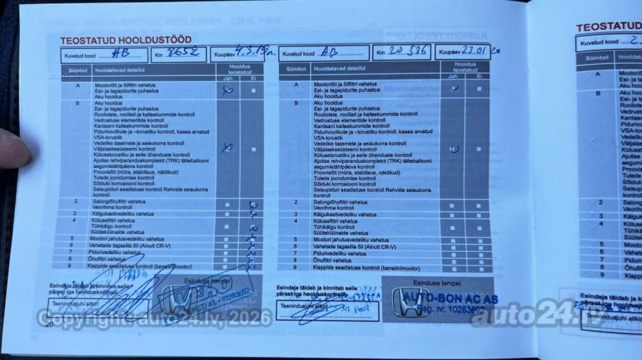 Черный Хонда ХРВ 2018 в Таллин, объемом двигателя 1.50 л и пробегом 112 тыс. км за 15500 €, фото 9 на AUTOMOTO.COM.LV