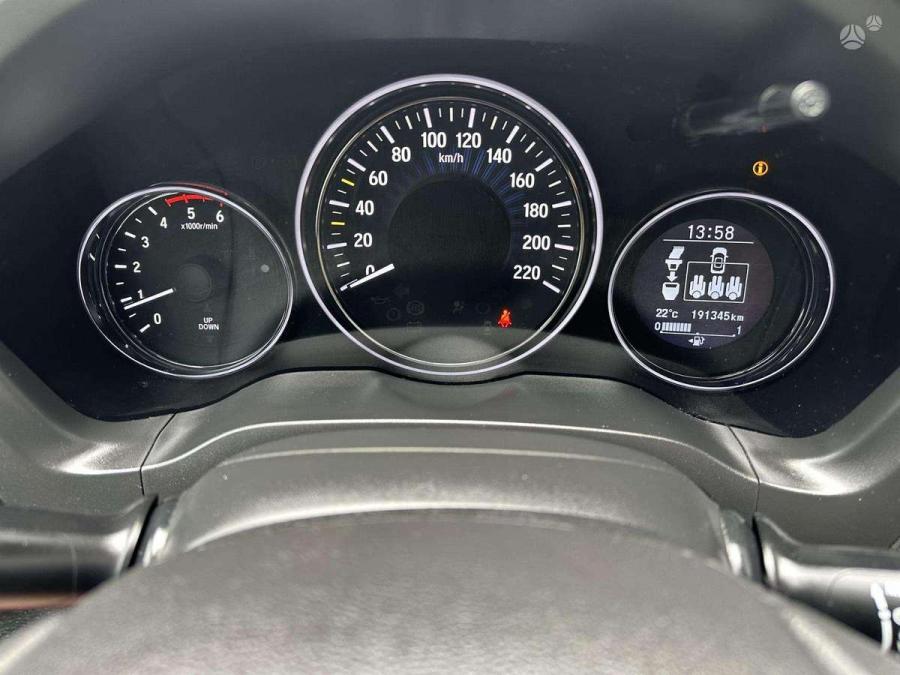 Zils Honda HR-V 2017 Viļņa, ar dzinēja tilpumu 1.60 L un nobraukumu 191 tūkst. km par 11500 €, foto 33 vietnē AUTOMOTO.COM.LV