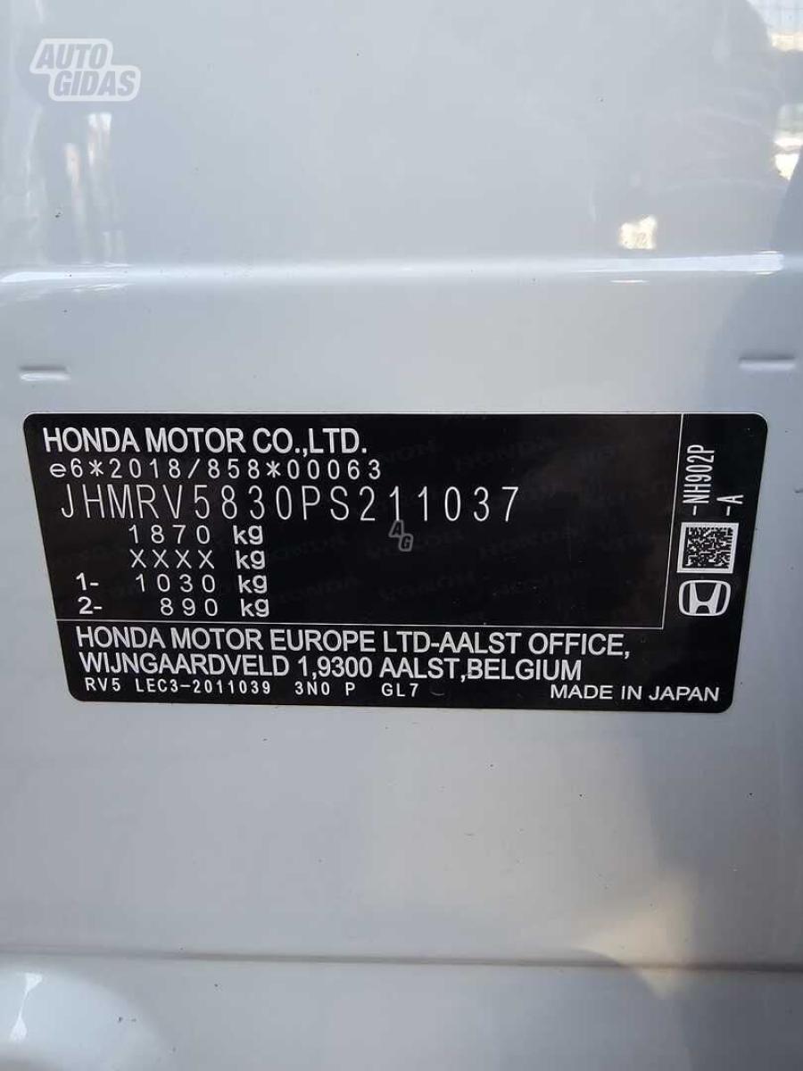 Honda HR-V 2023 Viļņa, ar dzinēja tilpumu 1.50 L un nobraukumu 191 tūkst. km par 19700 €, foto 15 vietnē AUTOMOTO.COM.LV