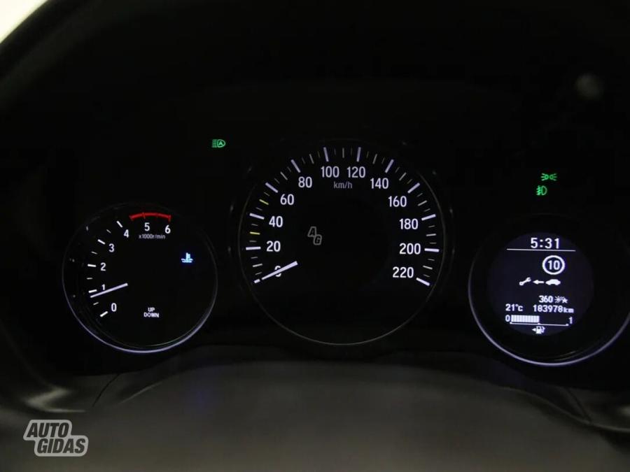 Grey Honda HR-V 2017 in Vilnius, with an engine capacity of 1.60 L and mileage of 184 thousand km for 11999 €, photo 20 on AUTOMOTO.COM.LV